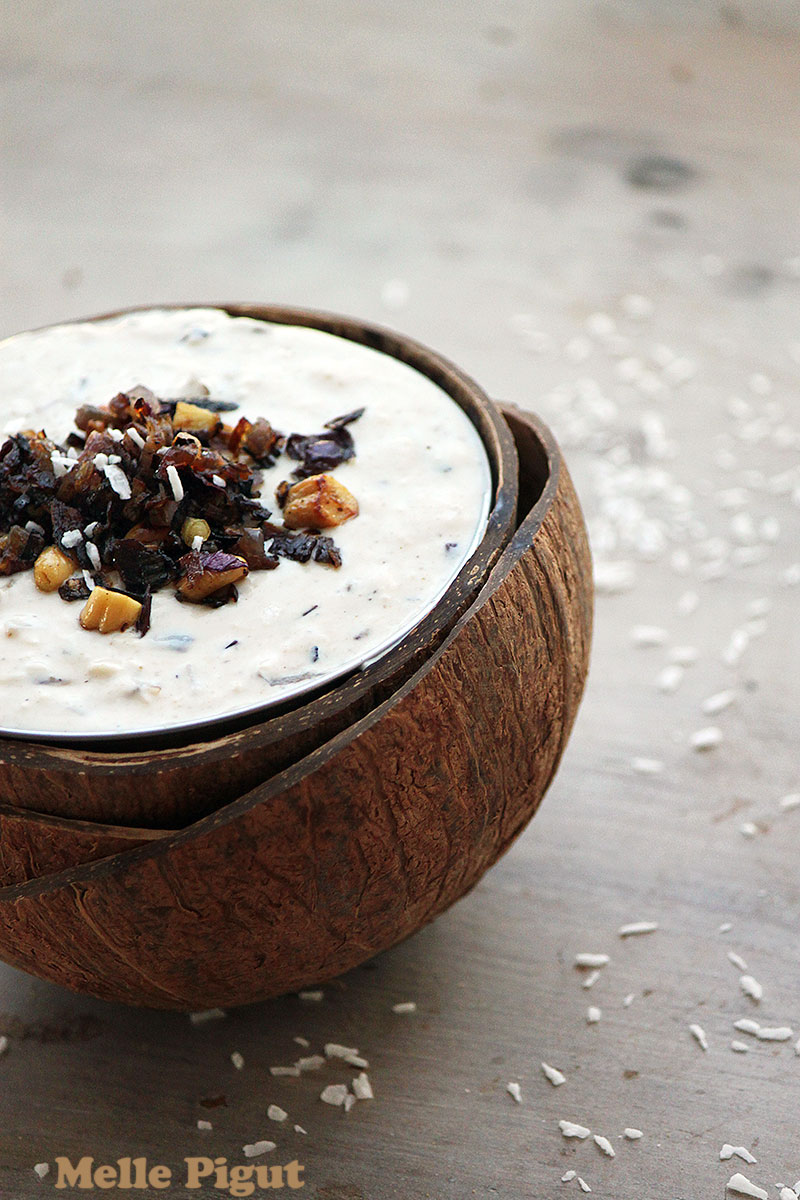 Raïta de coco, recette - Vegan Pratique